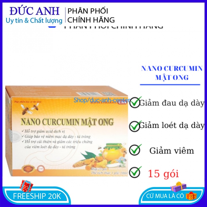 Nano Curcumin Honey Solution For People With Stomach Pain, Duodenitis - Box Of 15 Packs | Shopee ...