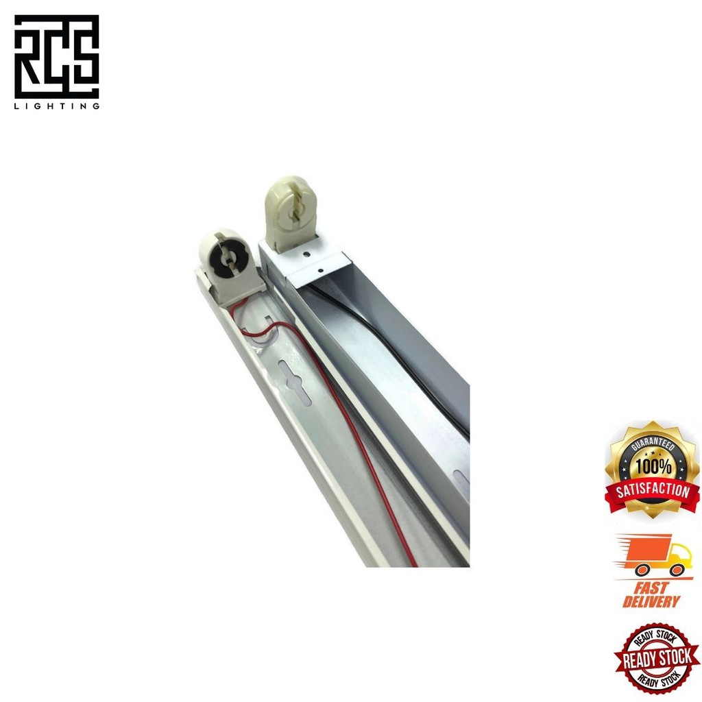 1X40 LED 4.ft T8 Single Empty Casing / Fitting for 4.ft LED Fluorescent ...