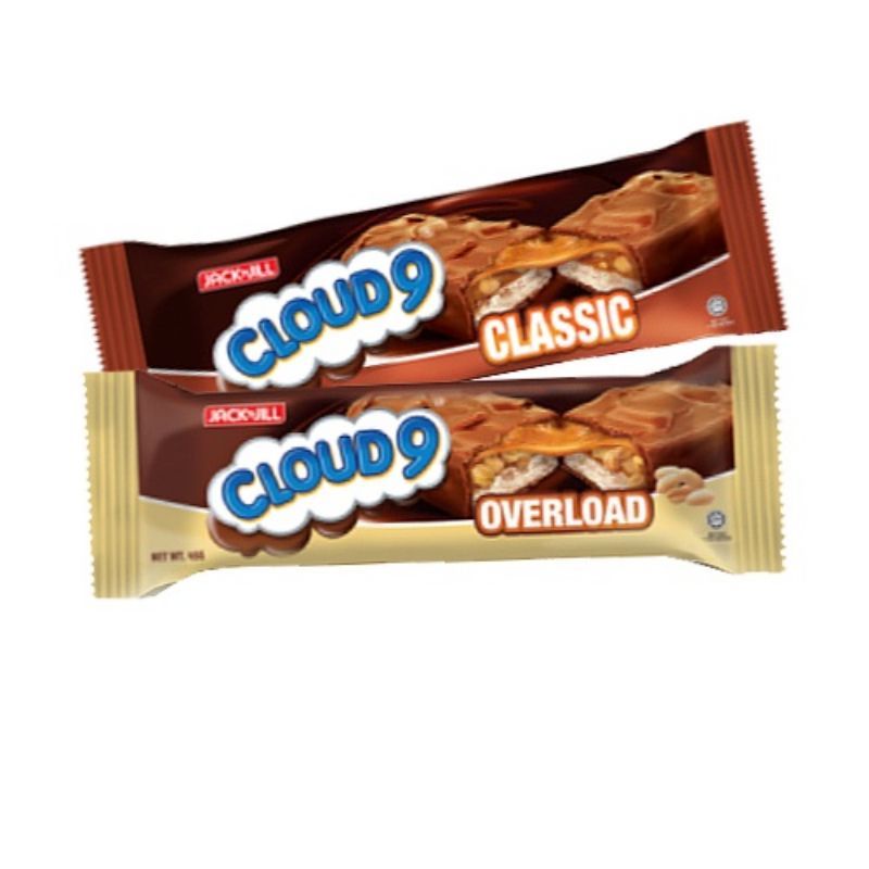 Jack 'n Jill Cloud 9 Chocolate Classic / Overload 40g | Shopee Malaysia