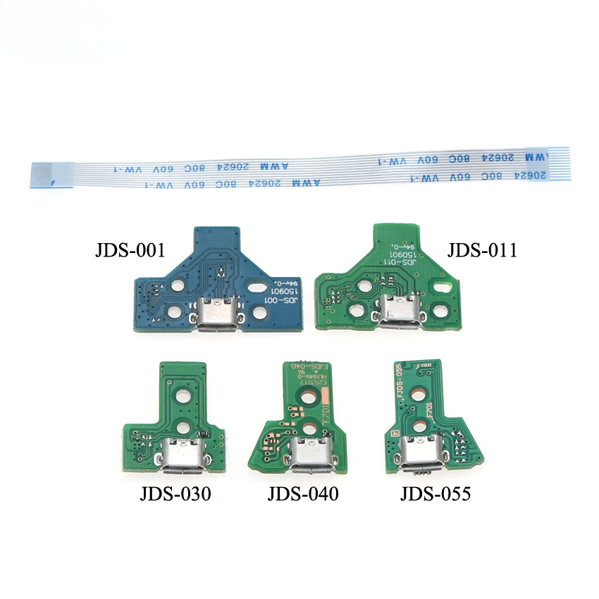 USB Charging Port Socket Circuit Board For Sony PS4 PS4 Pro Slim Controller JDS 001 011 030 040 ...