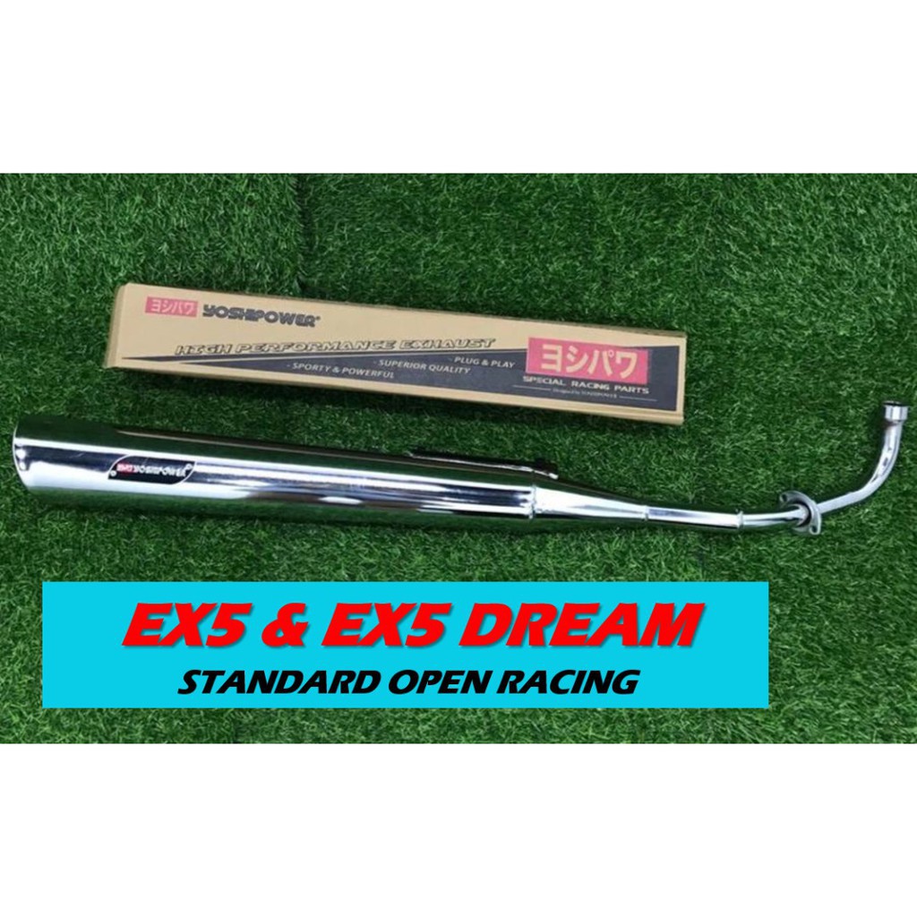 YOSHIPOWER RACING EXHAUST EXHAUST EKZOS HONDA EX5 & EX5 DREAM STANDARD ...