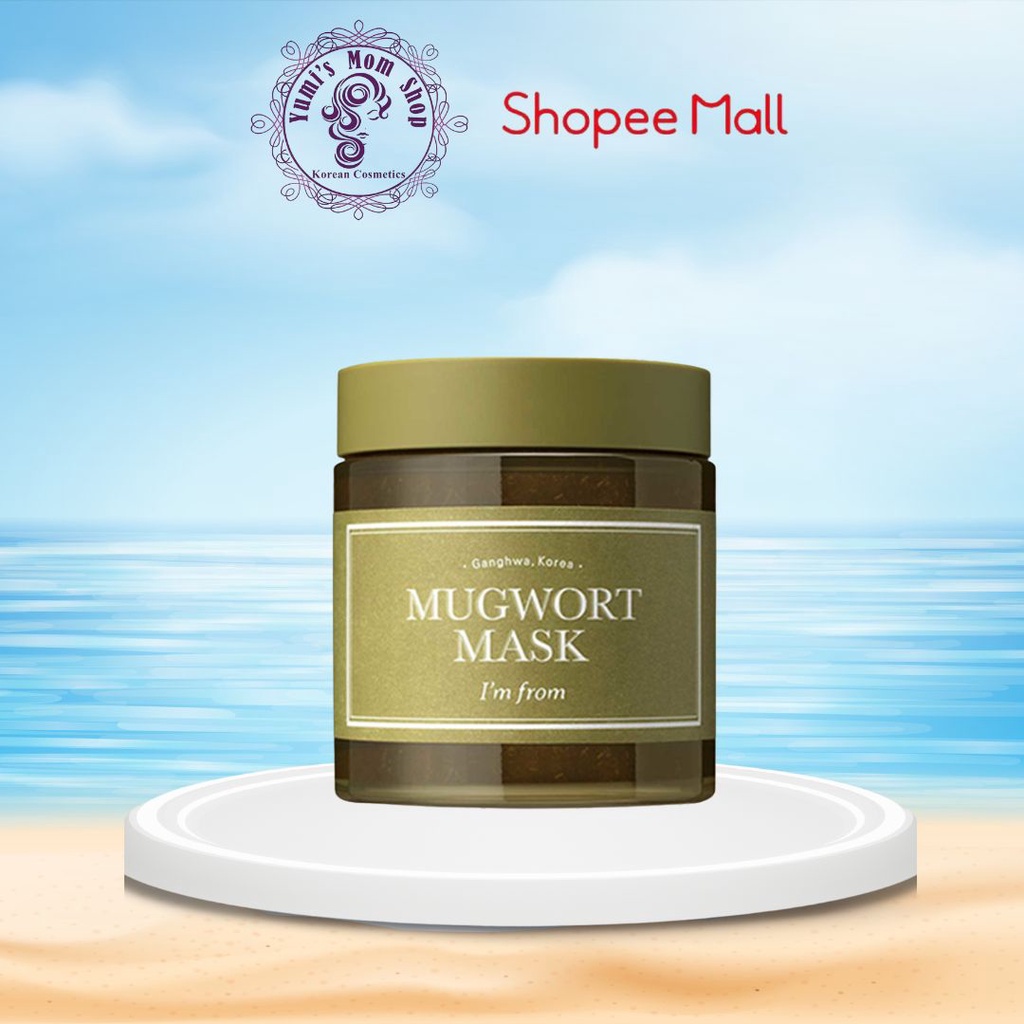 I'm FROM Mugwort Mask soothes post-acne and irritated skin I'm FROM Mugwort Mask 110g | Shopee ...