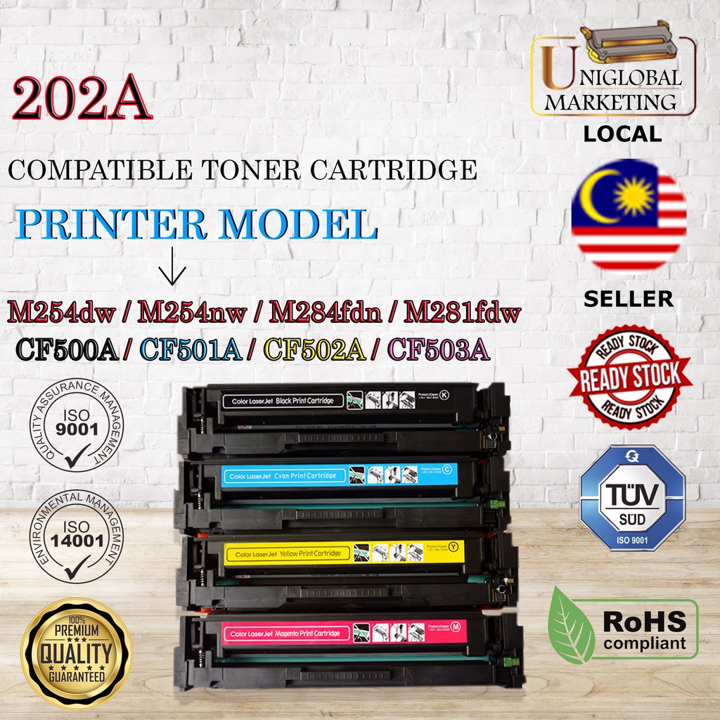 CF500A CF501A CF502A CF503A COMPATIBLE TONER CARTRIDGE | Shopee Malaysia