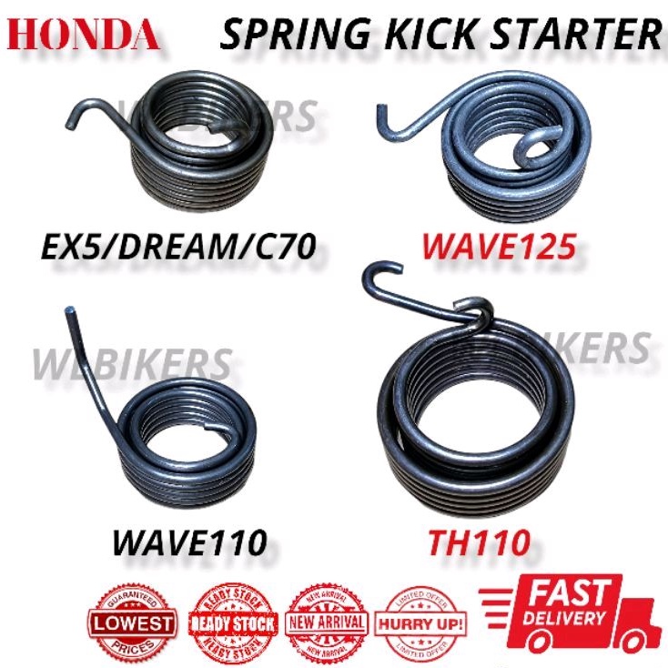 HONDA C70 GBO EX5 HIPOWER DREAM W125 WAVE125 W110 DASH WAVE110 TH110 HURRICANE SPRING KICK ...