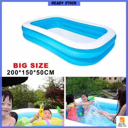 Inflatable Swimming Pool Kids Baby Children Swim Pool Indoor Outdoor ...