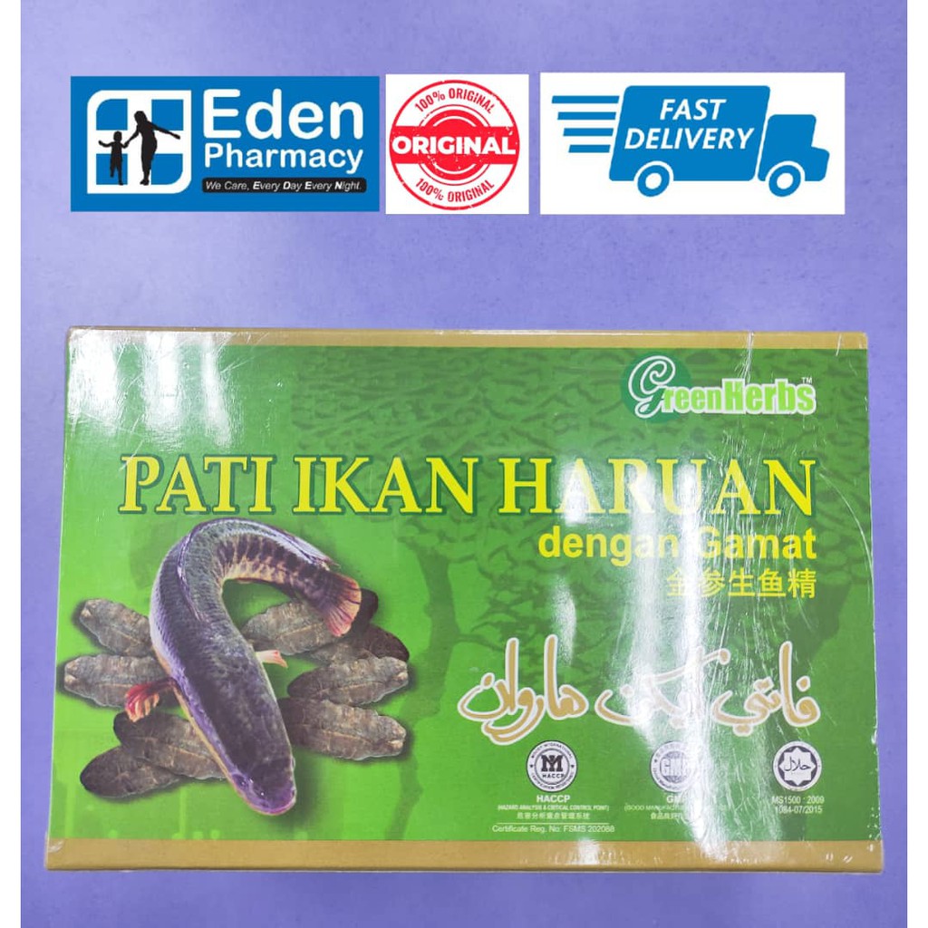 GreenHerbs Pati Ikan Haruan dengan Gamat ( 6 botol x 70ml ) | Shopee ...