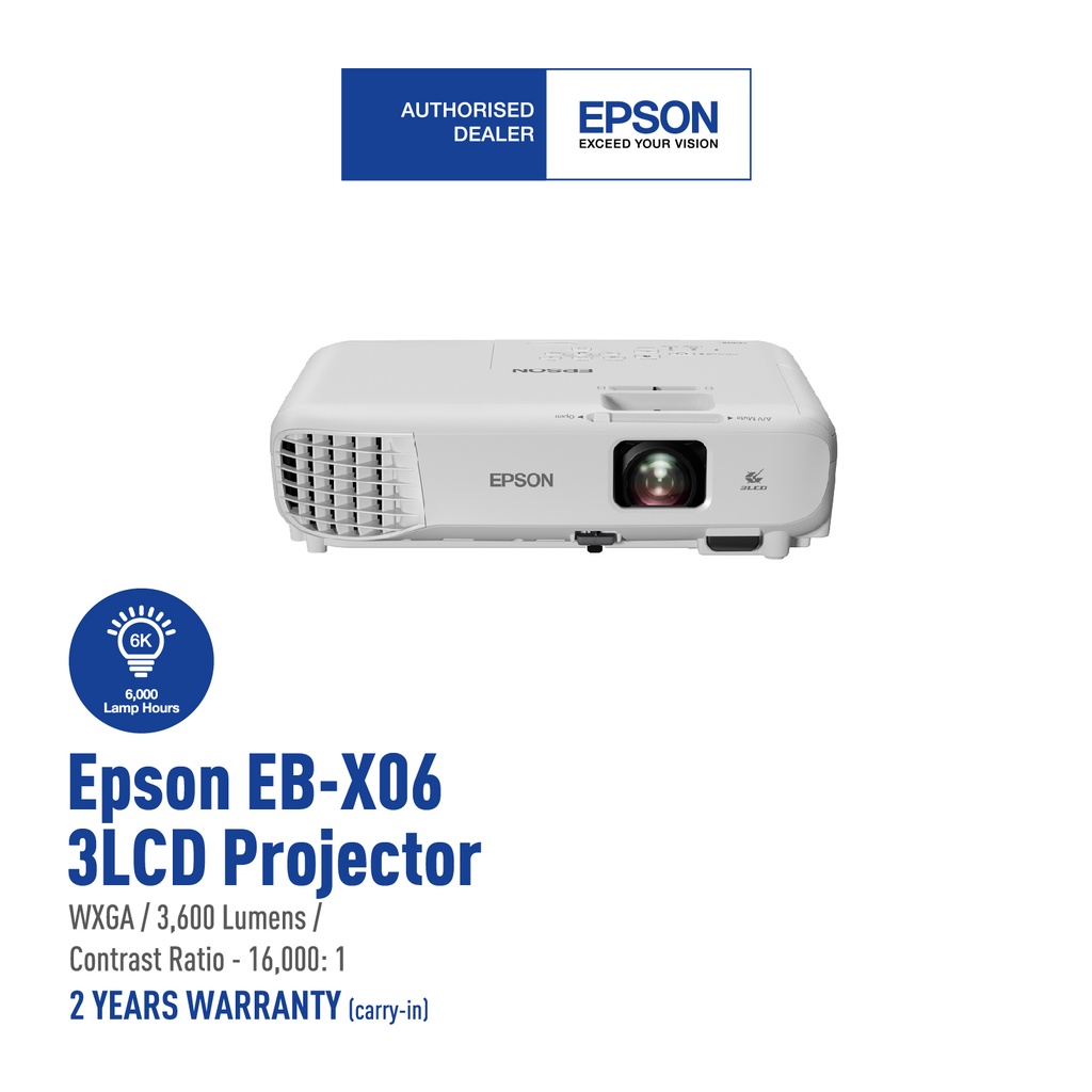 Epson EB-X06 XGA 3600lm Projector | Shopee Malaysia