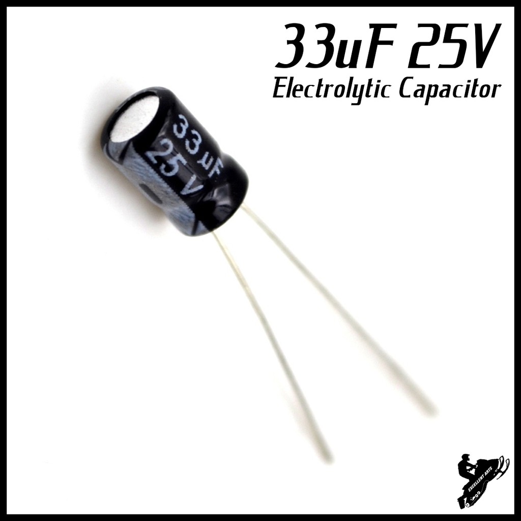 33uF 25V Electrolytic Capacitor | Shopee Malaysia