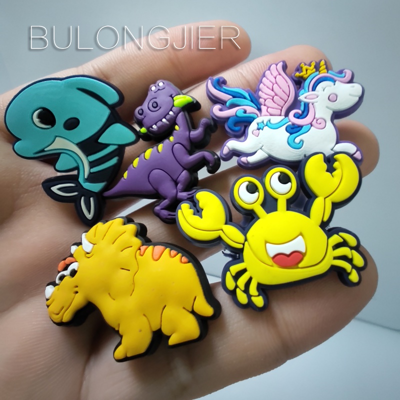 Ready Stock For Croc Jibz Pins Colorfully Cartoon Animal Unicorn DIY ...