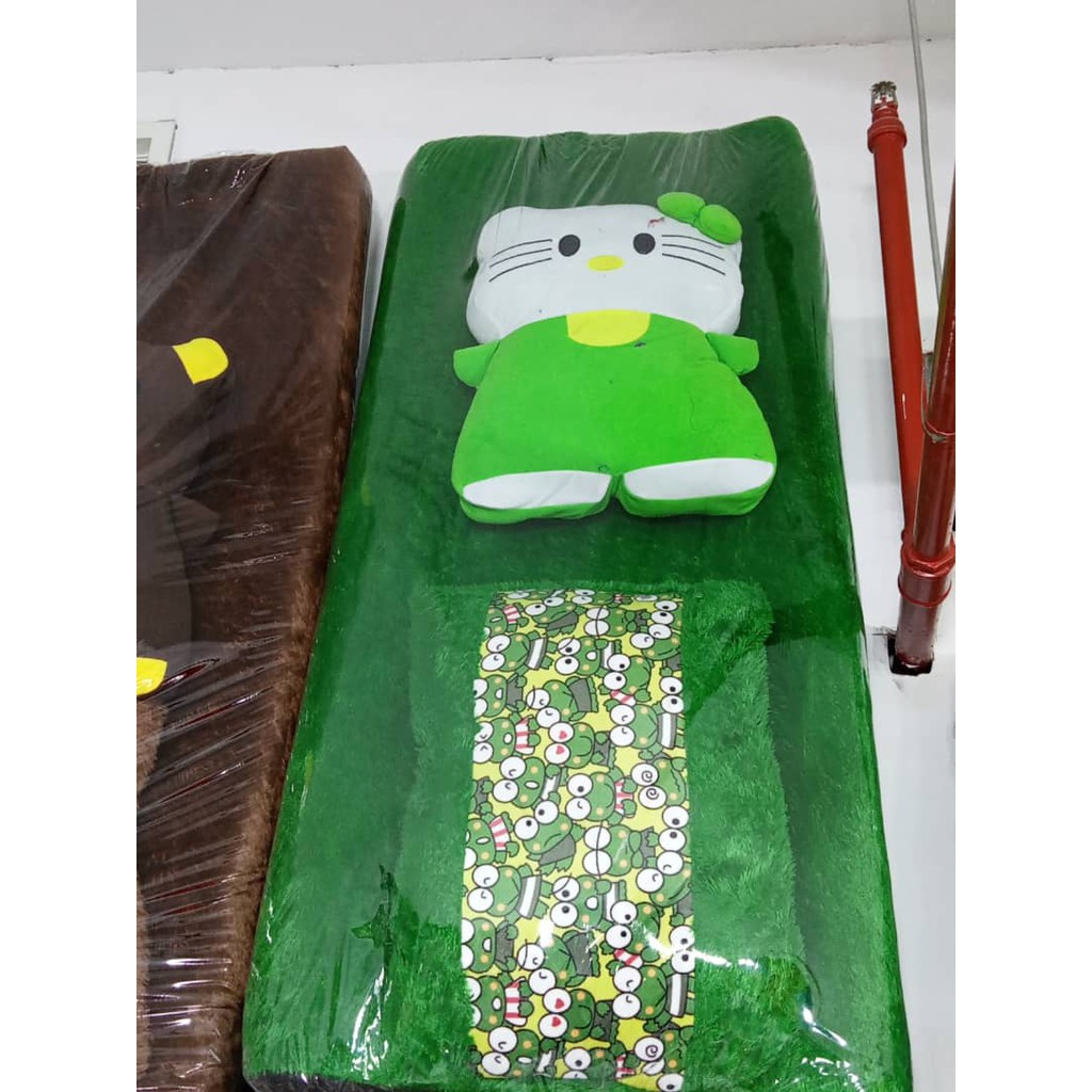 Tilam kartun viral Span Gebu Shaggy Bantal Patung + kanak- kanak ...