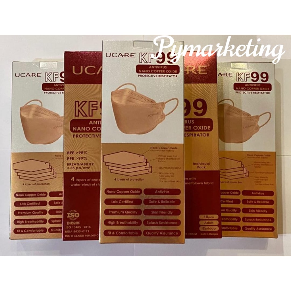 Ucare KF99 Reusable 50Times Antivirus Nano Copper Oxide Protective ...