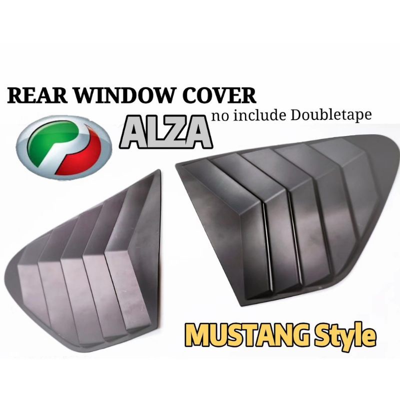 MUSTANG WINDOW COVER WIRA/ALZA/BEZZA/AXIA/MYVI18 (2pc) | Shopee Malaysia