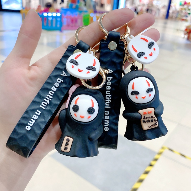 Anime Cartoon Spirited Away Keychain Cartoon Creative Japanese Key ...