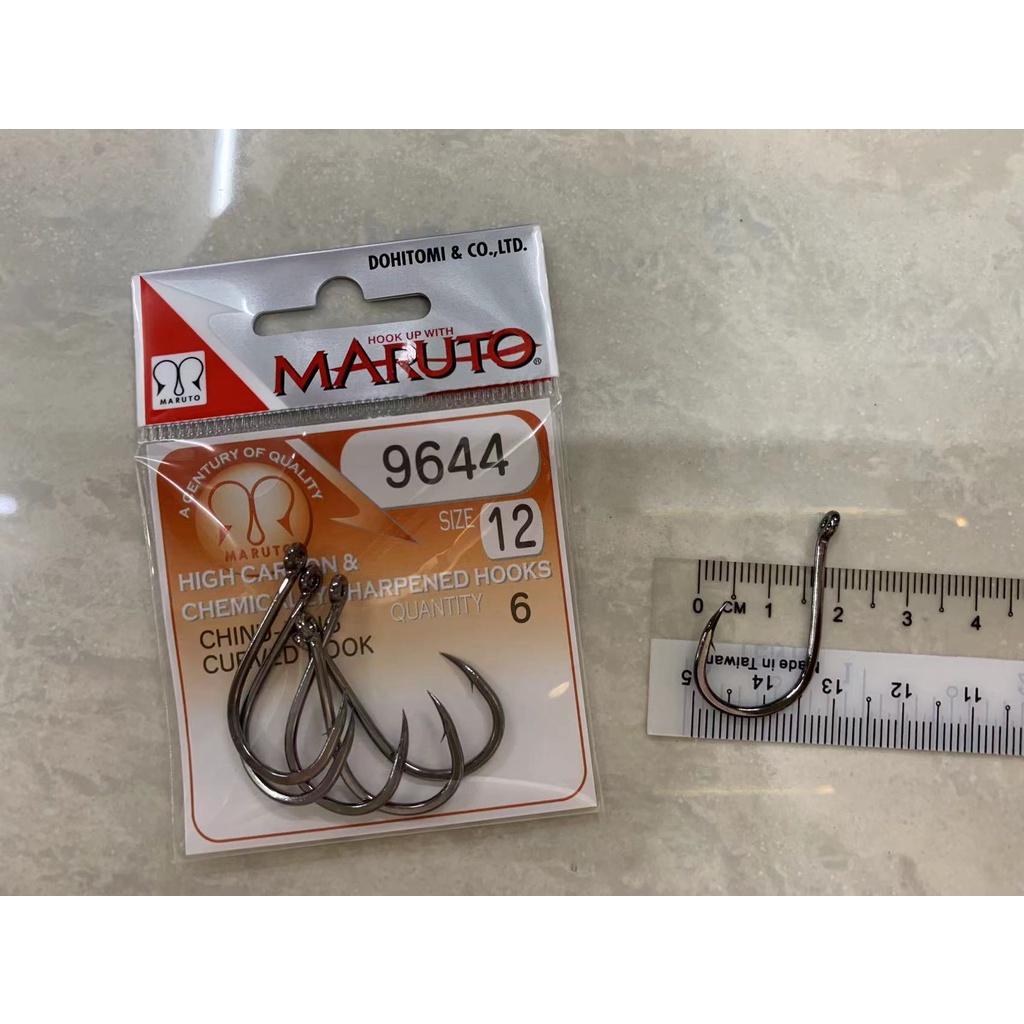 Maruto Chinu Ring Curved Hook 9644 Fishing Hook Made in Japan | Shopee Malaysia