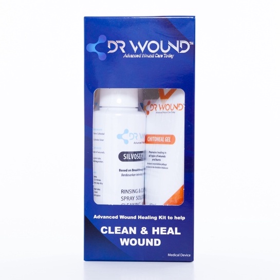 DR WOUND Twin Pack Advanced Wound Dressing Fast Wound Healing | Shopee ...