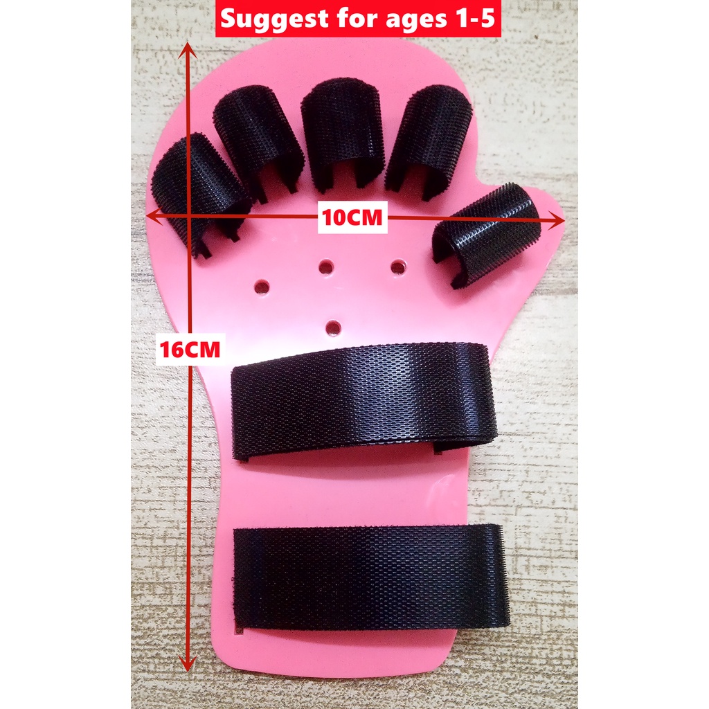 FY Adult Adjustable Kid Hypertonia Orthotics Splint Board Finger Wrist ...