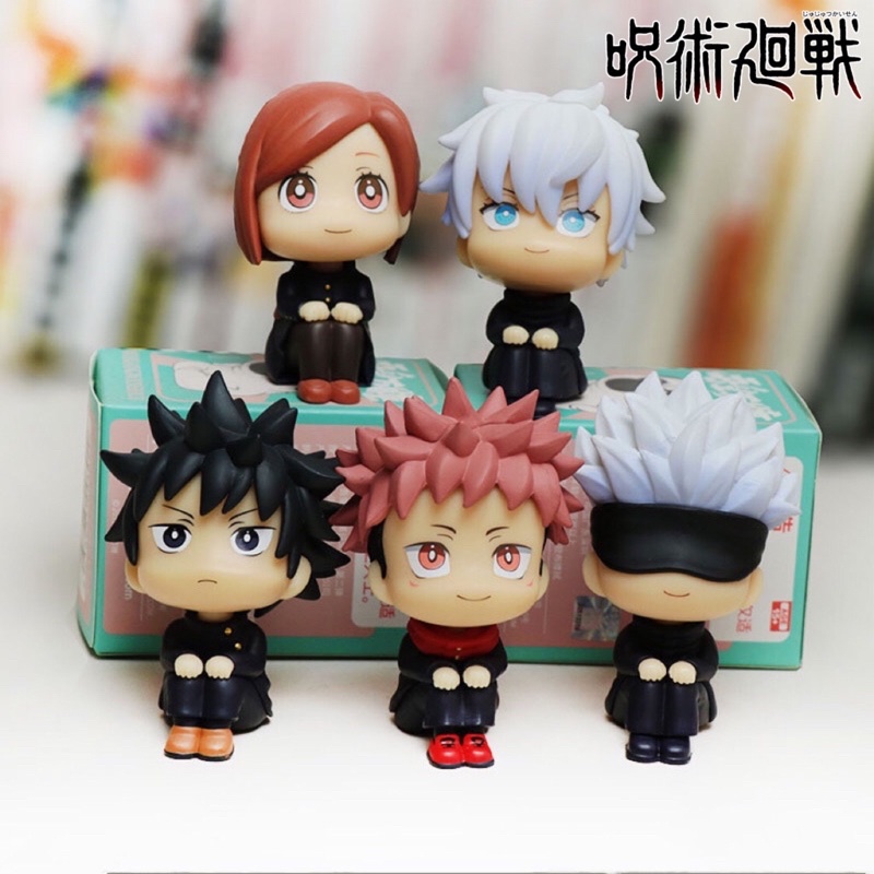 Jujutsu Kaisen Sitting Yuji Itadori Satoru Gojo Megumi Fushiguro Nobara ...
