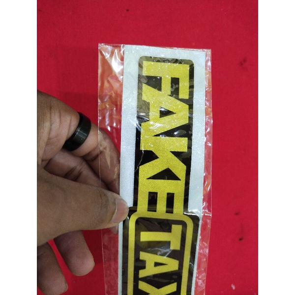 Fake Taxi sticker Sticker Decal Car Sticker light door bumper sticker ...