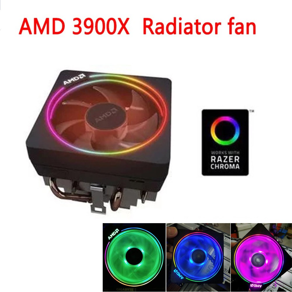 NEW AMD original cooling desktop fan r7 3900X AM4 compatible with AMD ...