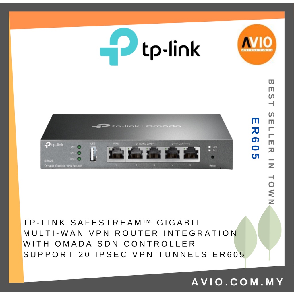 TP-LINK Tplink Omada Gigabit Multi Wan 1x WAN + 1x LAN + 3x WAN/LAN ...