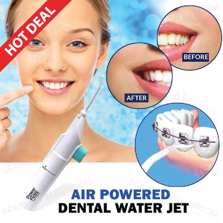 Portable Power Floss Dental Water Jet Teeth Dental Hygiene Oral Pick ...