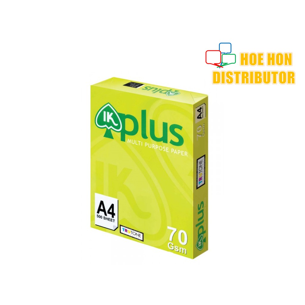 IK A4 Paper 70 gsm 500 Sheets / Ream (IK Green, IK Yellow , IK Copy , IK Plus) | Shopee Malaysia