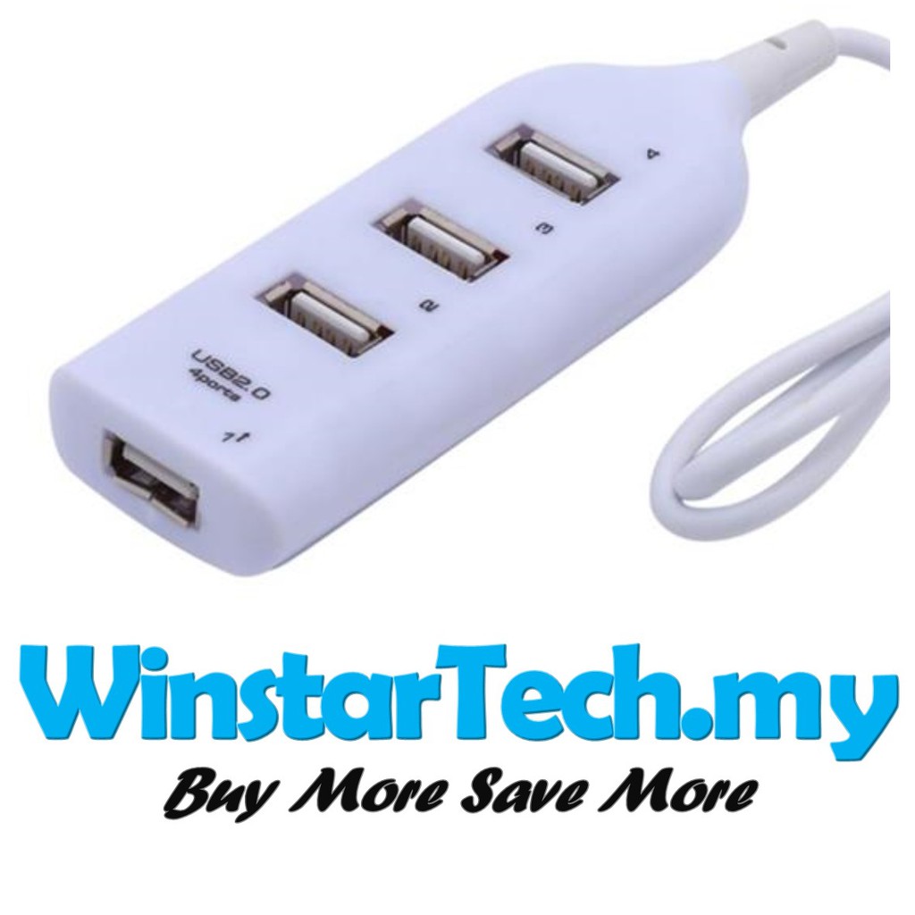 4 Port High Speed USB HUB Multiple For PC Computer Desktop USB 2.0 ...