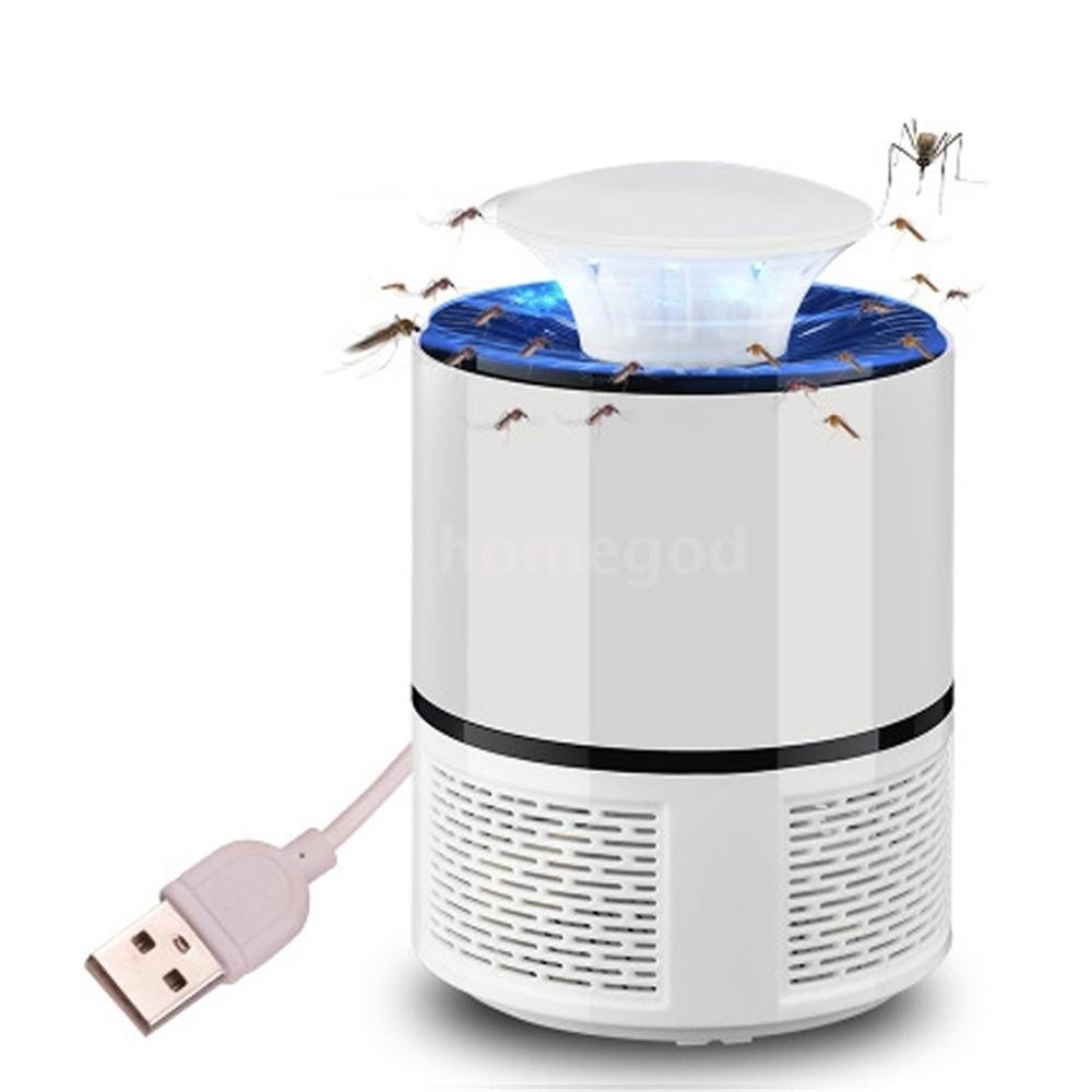 Home Bedroom Mosquito Trap Lamp USB LED Light Electric Insect Killer ...