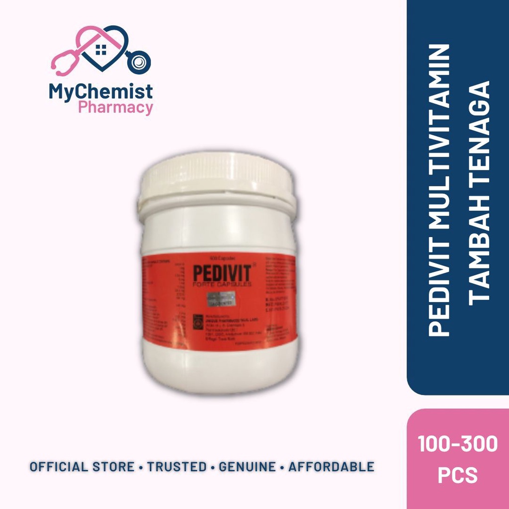 Pedivit Multivitamin untuk Tambah Tenaga 100's -300's | Shopee Malaysia