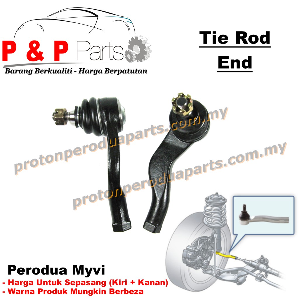 Steering Outer Tie Rod End for Perodua Myvi 1.0 1.3 1.5 - 2 pcs ...
