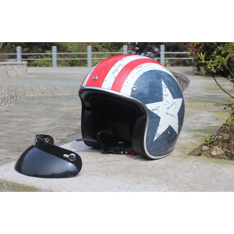 EXTRA BIG 4XL Motorcycle Helmet, Vespa, Cafe Racer, Harley | Shopee ...