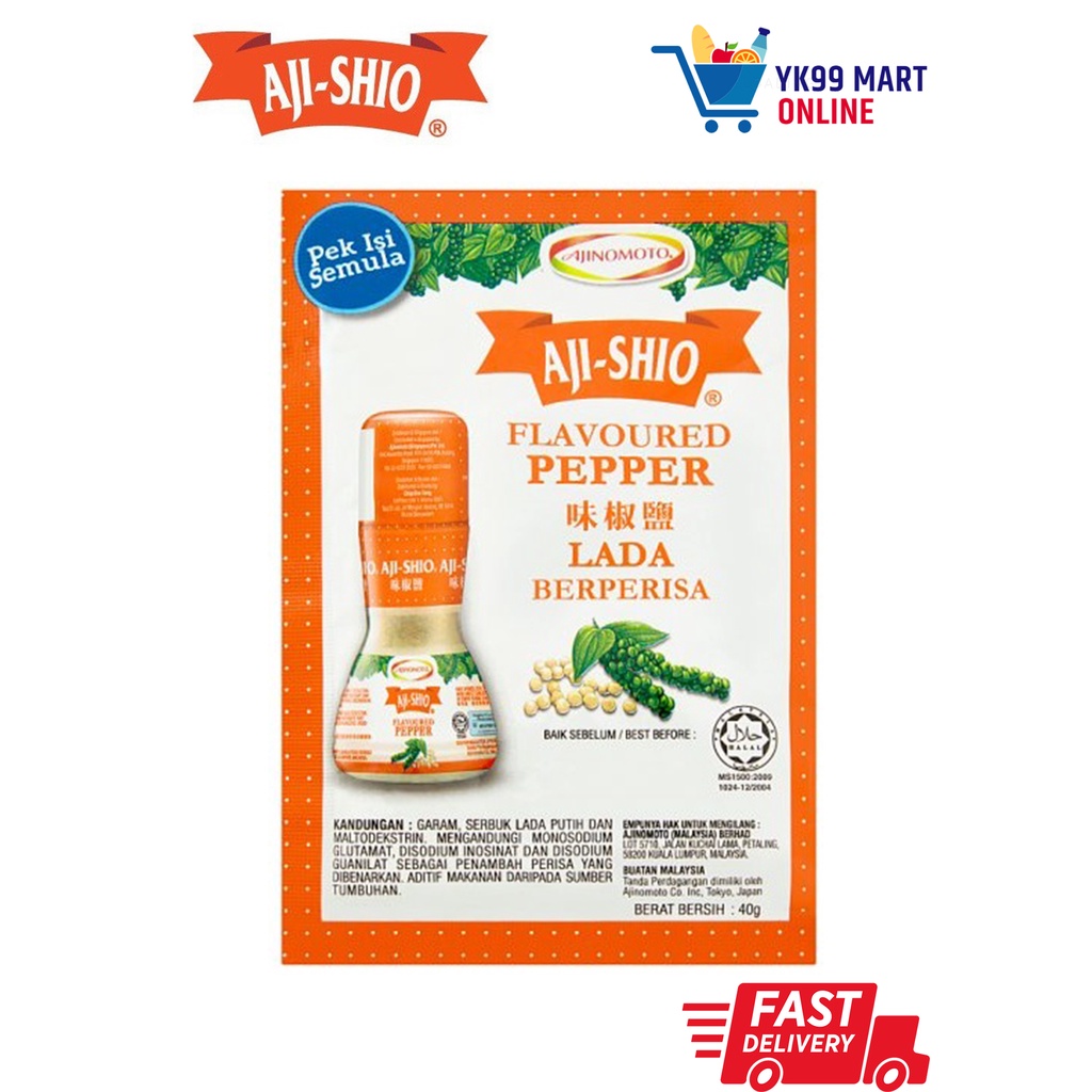 Ajinomoto Aji-Shio White Pepper 40G Refill Pack | Shopee Malaysia
