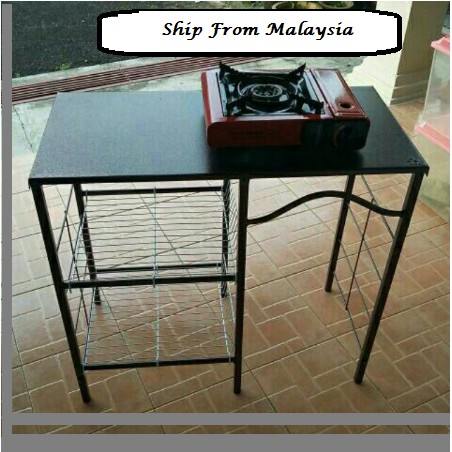 3V METAL KITCHEN STOVE RACK /Gas Rack/Cooking Table/Rak Dapur Gas/Rak ...