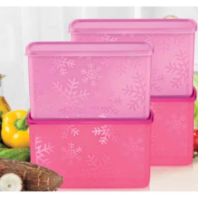 Tupperware Double Square Round 2.8L | Shopee Malaysia