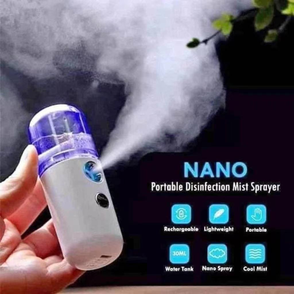 SF_ 30ML Portable USB Sanitizer Spray Machine Nano Spray Gun Antivirus ...