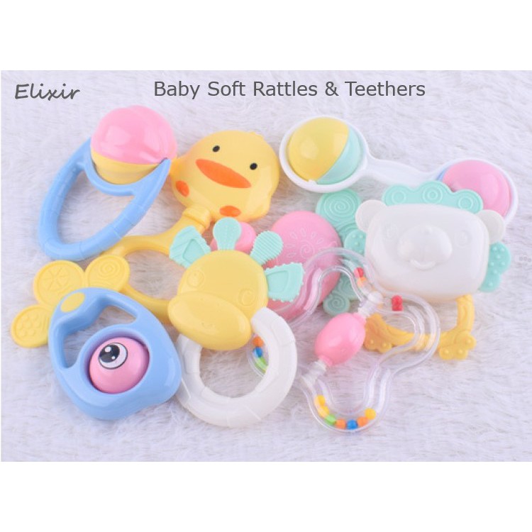 Baby Rattle Shakers Toy Vocal Music Toys Educational Toy for Toddler ...