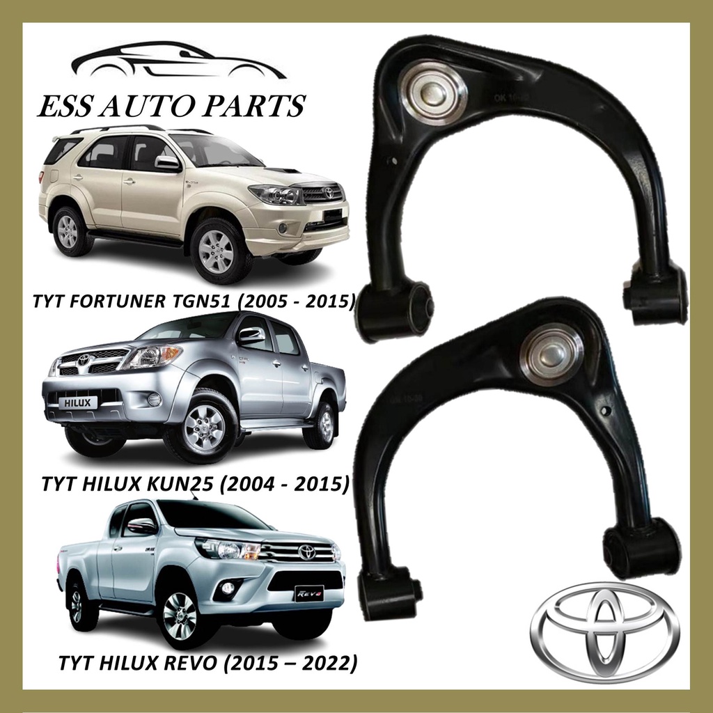TOYOTA HILUX KUN25 REVO / FORTUNER TGN51 2005-2015 FRONT UPPER ARM LH ...