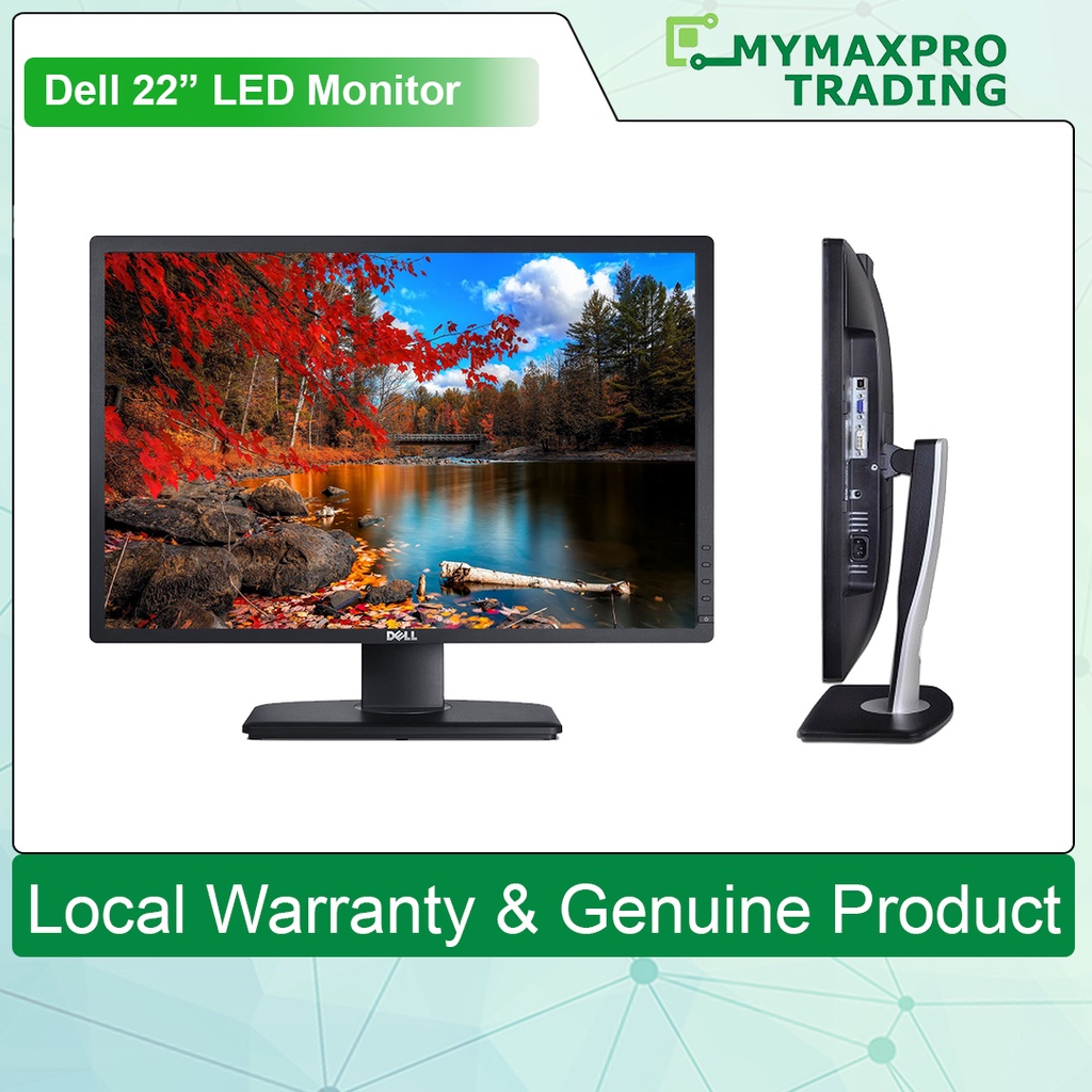 Dell P2212H 22' LED Monitor 22 inch Wide 1920x1080 VGA DVI-D (GRADE B ...