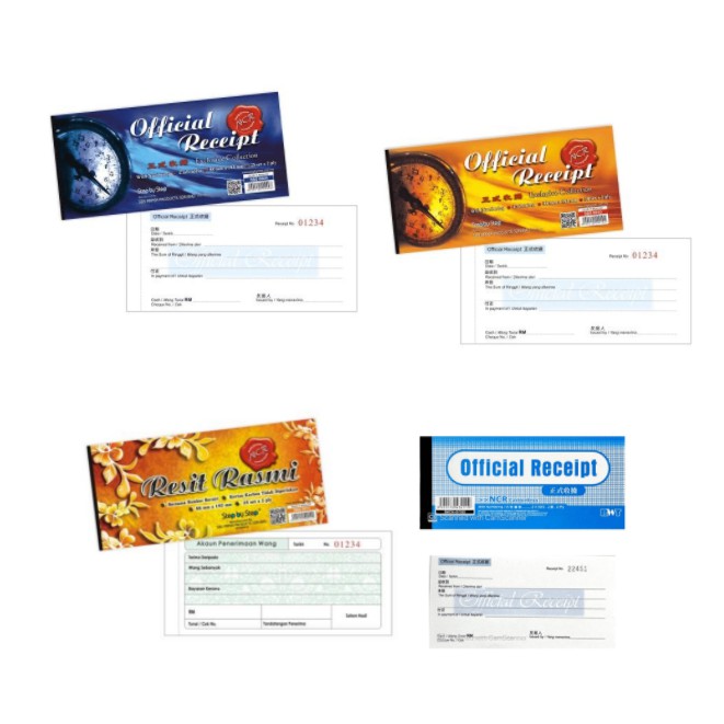 NCR Official Receipt/Resit Rasmi(READYSTOCK) | Shopee Malaysia