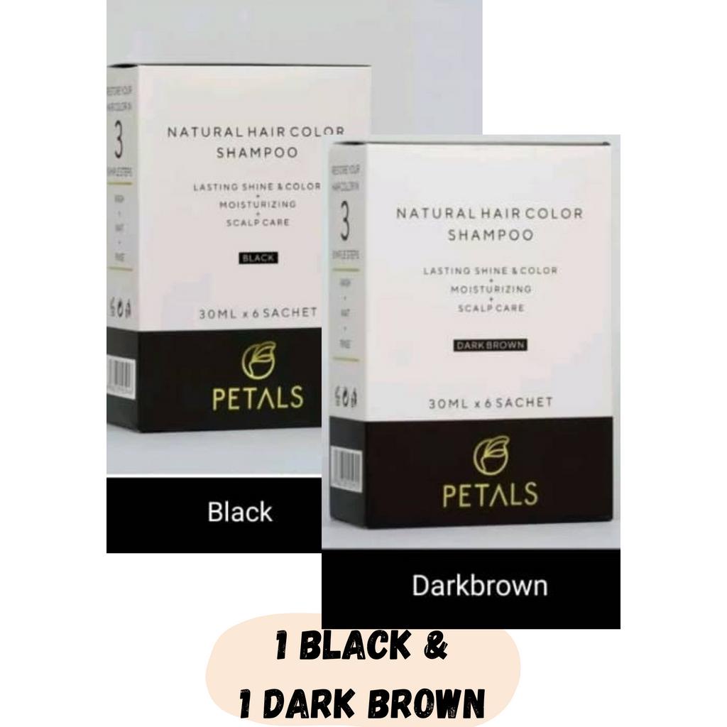 ALL (HOT SALES) PETALS MENOWONE HAIR COLOR SHAMPOO HILANGKAN WARNA ...