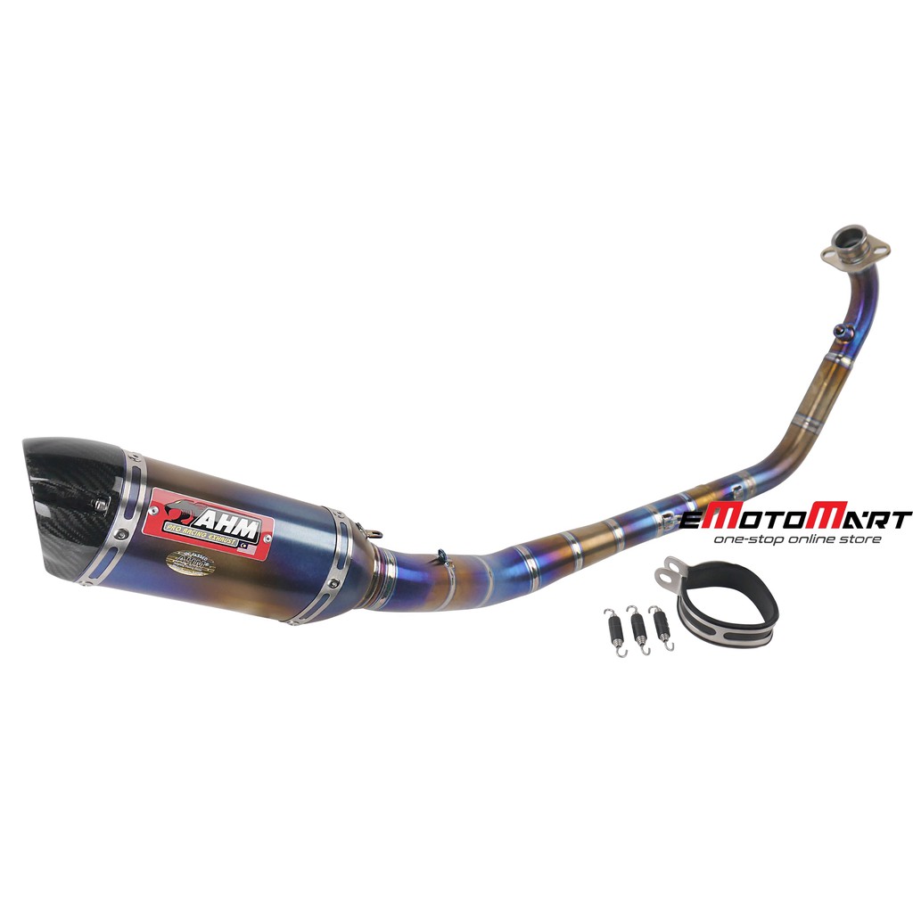 #AHM EKZOS 4-STROKE EXHAUST TITANIUM SERIES HONDA RS150R SPR 32MM # ...