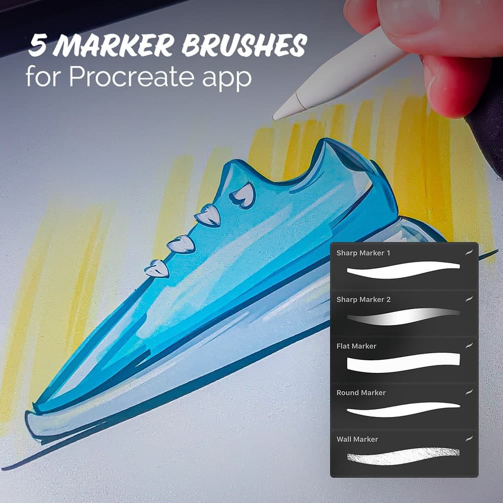 Procreate Marker- Procreate Brushes | Shopee Malaysia