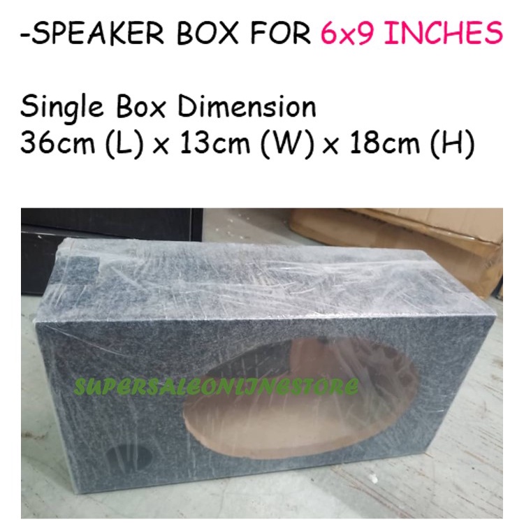 6 x 9 INCH SINGLE Speaker Woofer Box (ROUND) | Shopee Malaysia