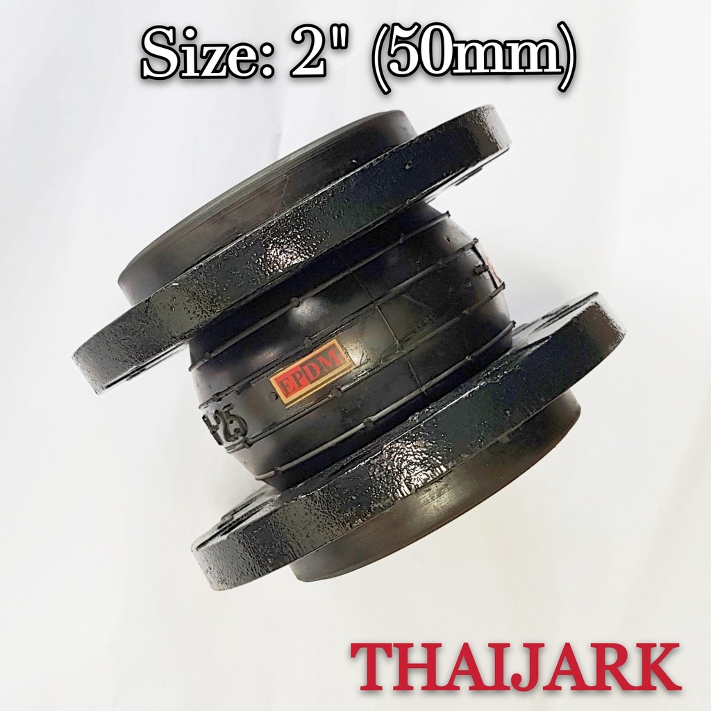 2" Single Bellow Flexible joint, Ductile Iron flange, Rubber Expansion ...