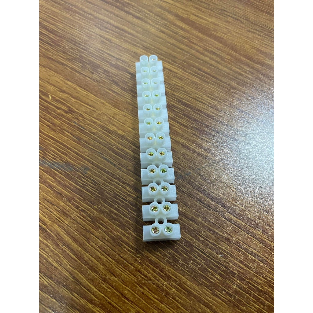 60Pcs Connector Wire Row Pvc Terminal Block 10A High Voltage Aircond ...