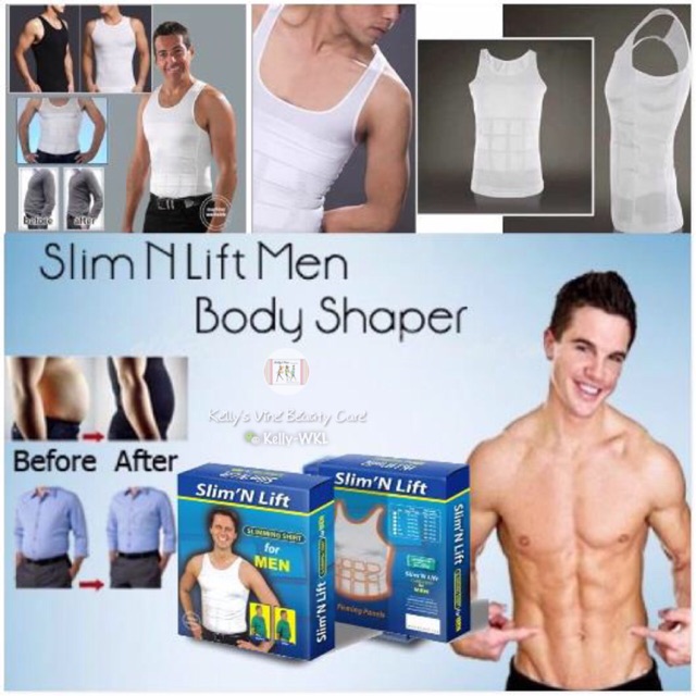 Slim'N Lift Slimming Singlet For Men (100% Original) | Shopee Malaysia