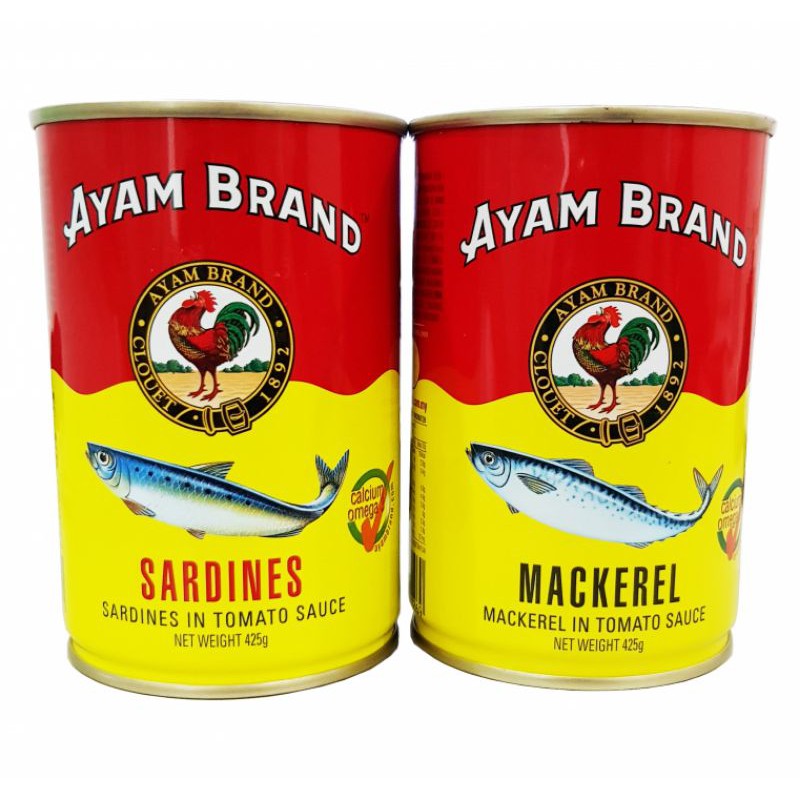 Ayam Brand Sardine & Mackerel 425g | Shopee Malaysia