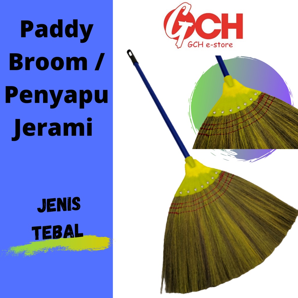 🔥[Good Quality] Penyapu Jerami (Tebal) / Paddy Broom (Thick) / Straw ...