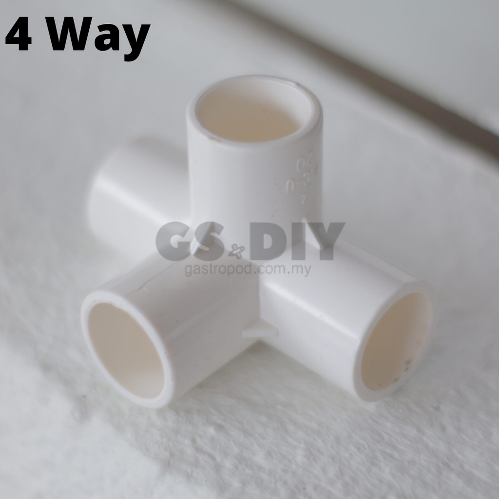 🏷️PVC Conduit DIY Fitting 20mm/25mm DIY Pipe🧨Joint Connector PVC Grey Pipe📞Electrik Electrical ...