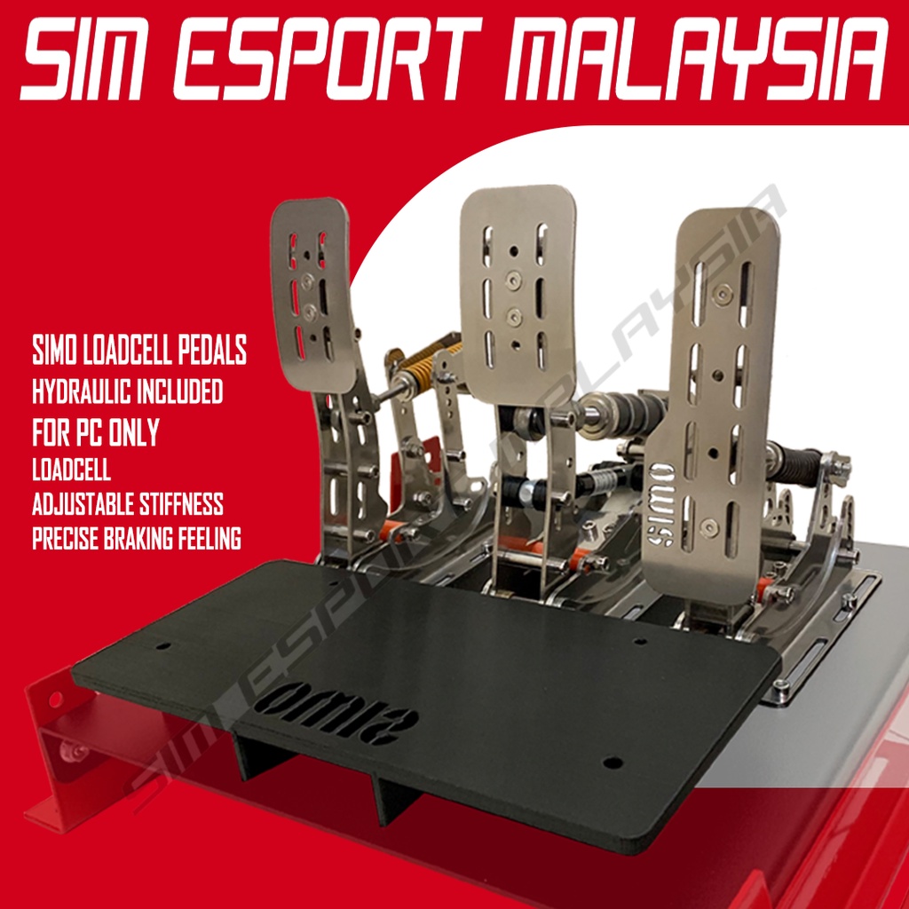 Fully Adjustable USB Loadcell Pedals for Sim Racing (PC ONLY) | Shopee ...